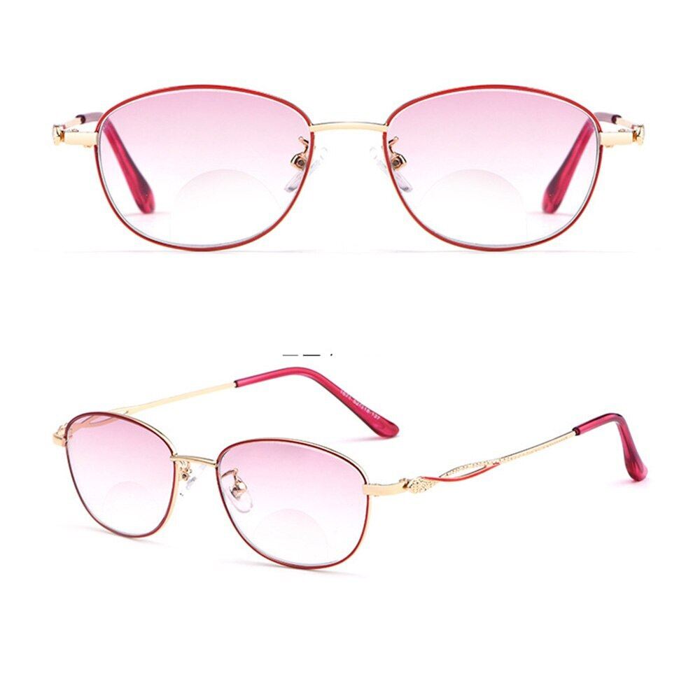 Бифокальные очки для чтения с овальной оправой коммерческие для женщин ...