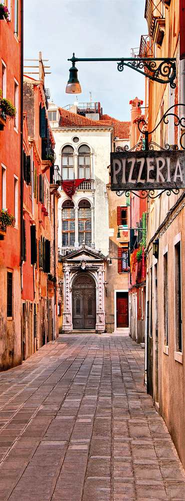 Фотообои Улочка в Италии/ Красивые уютные обои на стену в интерьер ...