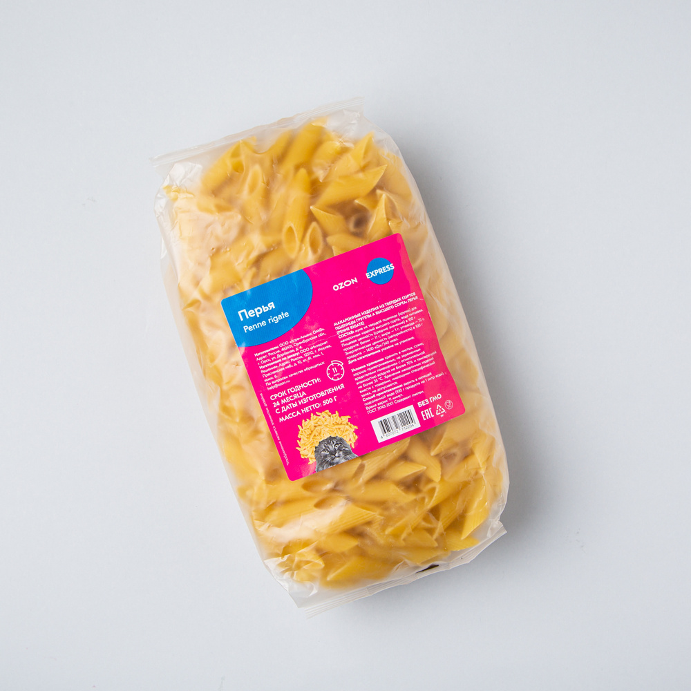 Макароны Пенне Ригате Ozon fresh, группа А, 500 г - купить с доставкой ...