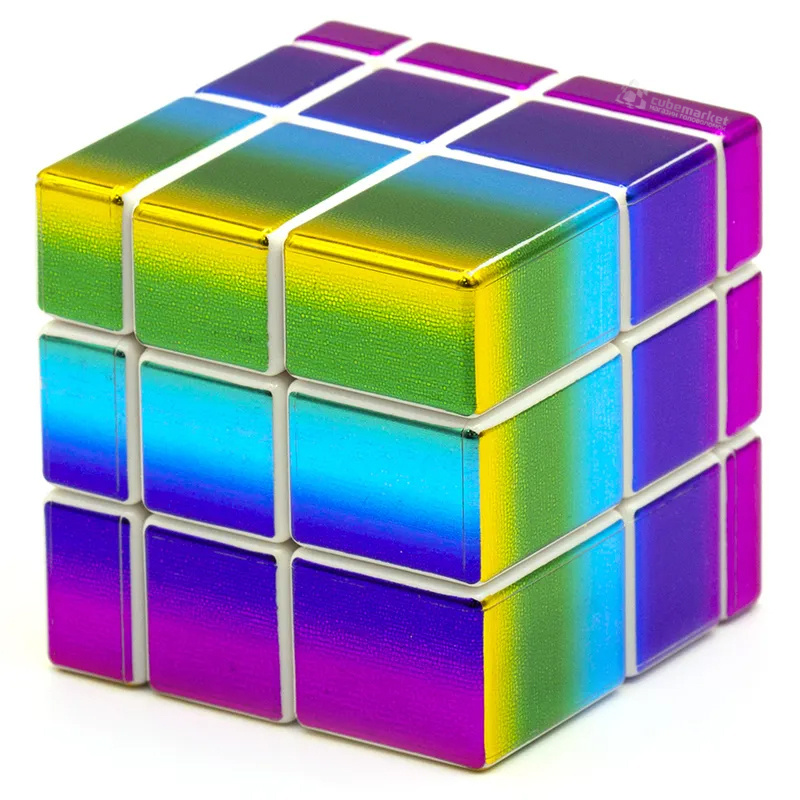 Головоломка зеркальный радужный кубик Рубика Rainbow Mirror Blocks - купить с доставкой по ...