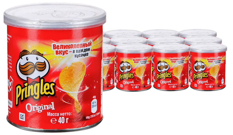 Чипсы Pringles (Принглс) оригинал, 12 шт по 40 г купить на OZON по низкой цене (502252453)