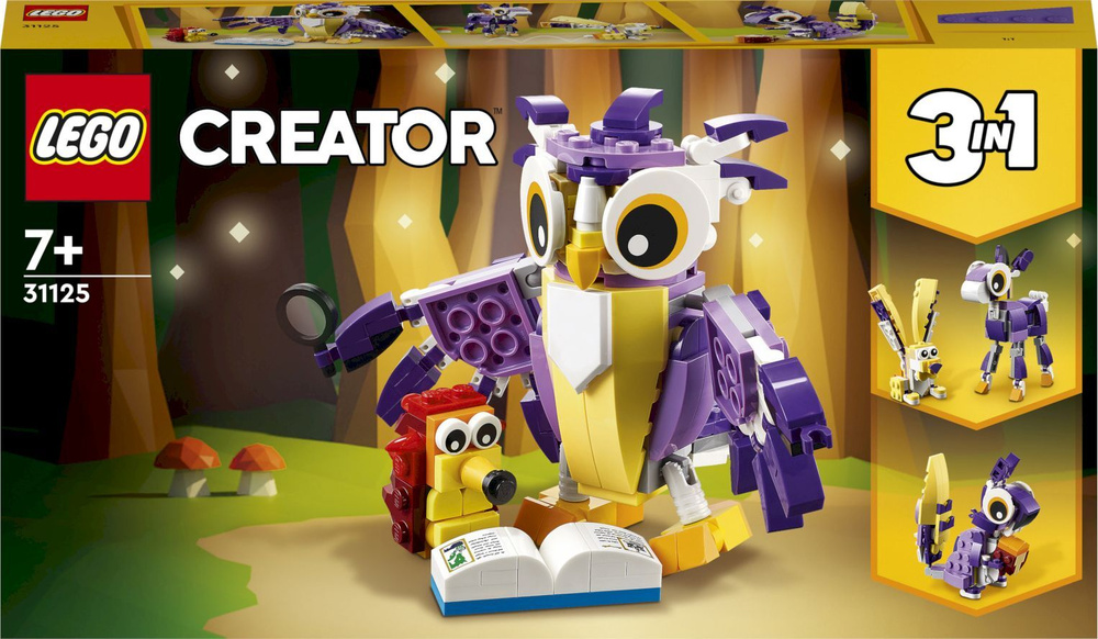 Конструктор LEGO Creator 31125 Удивительные лесные обитатели - купить с ...