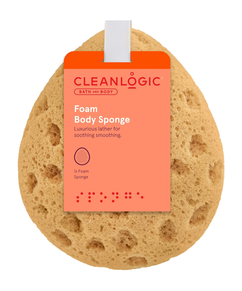 Мочалка Cleanlogic Bath & Body Foam Body Sponge - купить с доставкой по ...