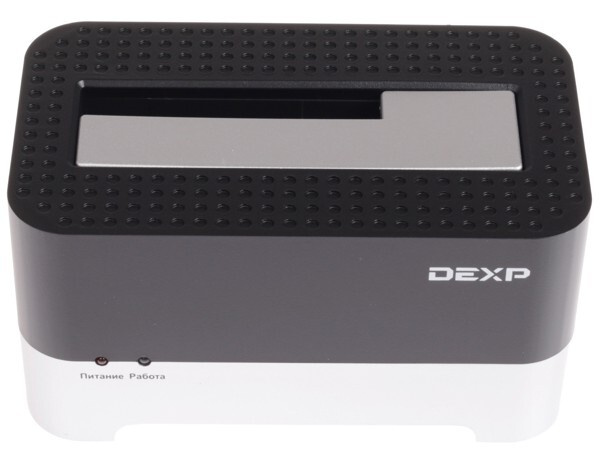 Док-станция для HDD накопителей DEXP HA131 черно-серебристый,пластик ...