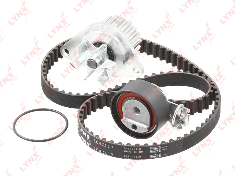 Комплект ремня ГРМ с водяным насосом - LYNXauto арт. PW1173 - купить по ...