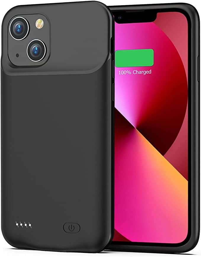 Чехол-аккумулятор для Apple iPhone 13 ,черный, 6800mAh - купить с ...