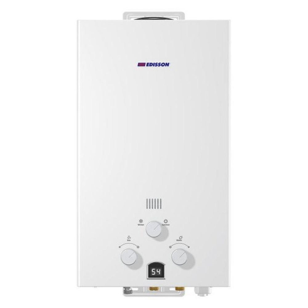 Водонагреватель газовый проточный Edisson E 20 D - купить с доставкой по выгодным ценам в ...