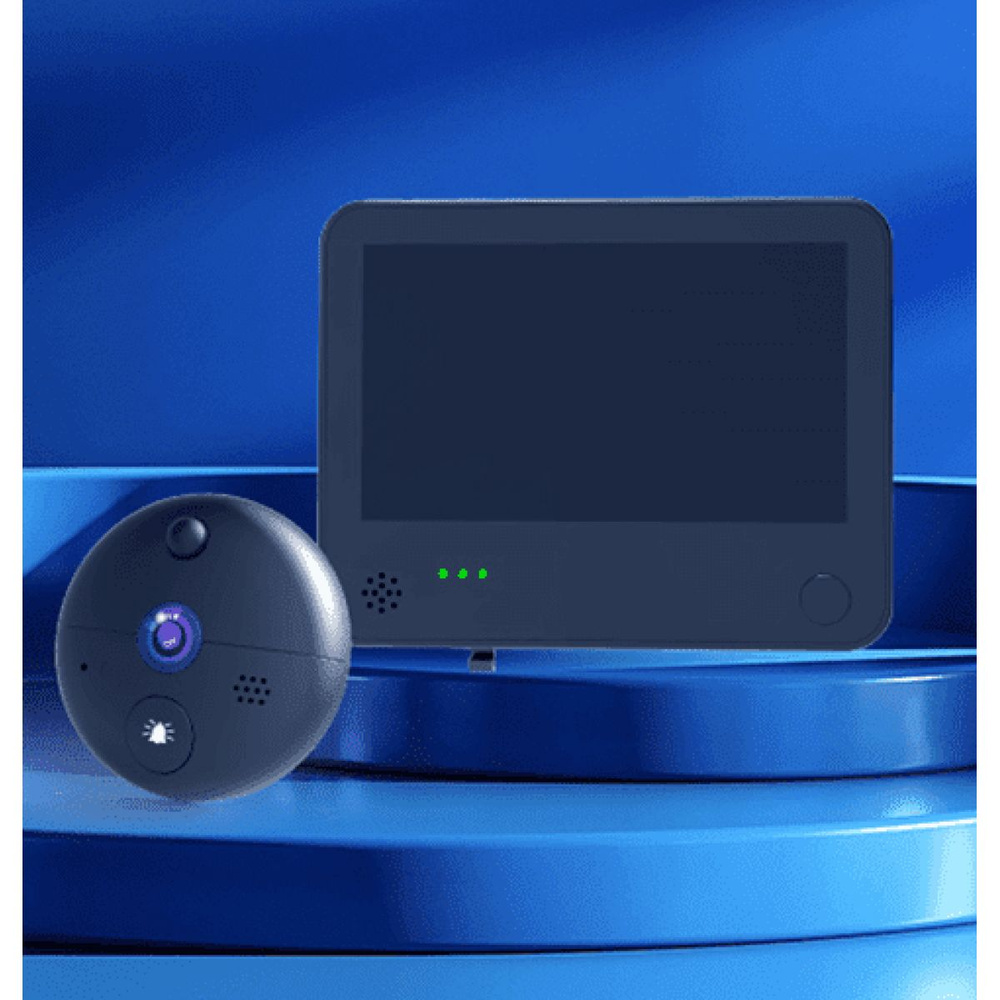 Видеодомофон Nayun Умный дверной глазок с монитором Smart Video ...