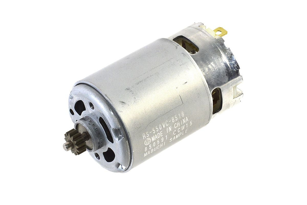 Двигатель ЗУБР DL-12 A5 с шестерней MABUCHI MOTOR RS 550VC-8518, Z13 ...