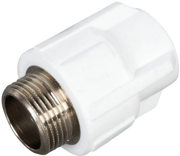Муфта полипропиленовая комбинированная наружная резьба d20х3/4", 396689 ...