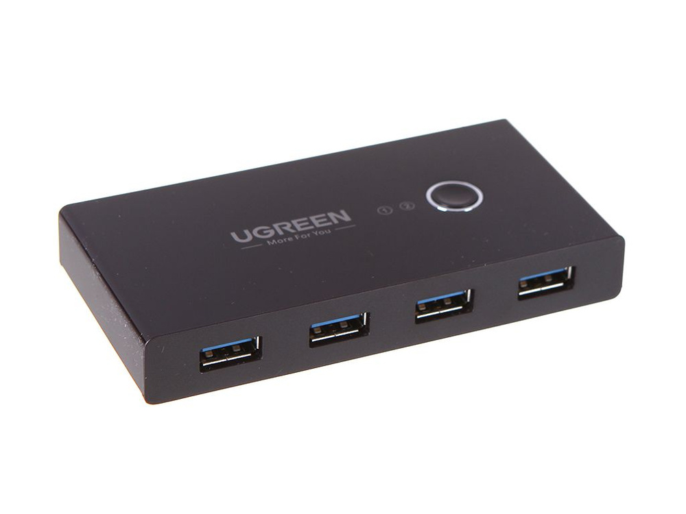 KVM-переключатель Ugreen US216 USB 3.0 Sharing Switch Box Black 30768 - купить с доставкой по ...