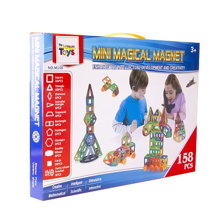 Конструктор Lanson Toys Mini Magical Magnet магнитный 158дет. с 3лет ...