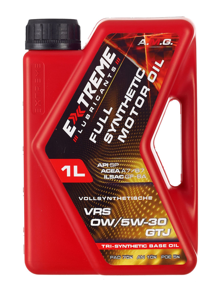 Моторное масло EXTREME LUBRICANTS 5W-30 Синтетическое 1 л - купить в ...