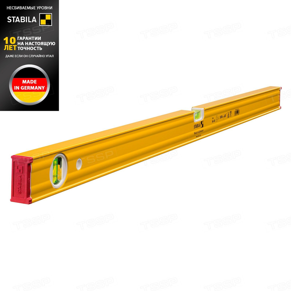 Уровень строительный рамный Stabila 100 см, глазков: 2 - купить по ...