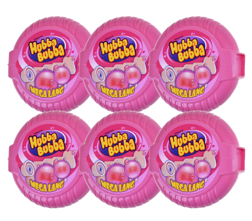 Жевательная резинка лента Хубба Бубба Фруктовый микс / Hubba Bubba Mega ...