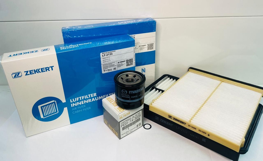 Комплект фильтров для Мазда СХ5 6 ( KE/KF (2011-) и MAZDA 6 GJ/GL (2012 ...