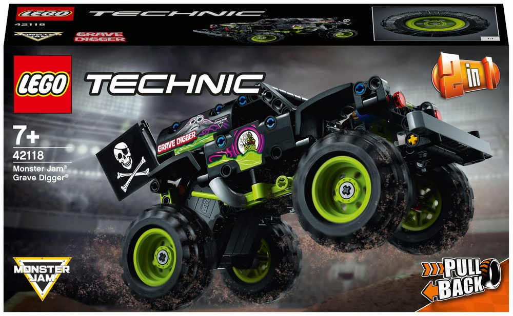 Конструктор Lego Technic Monster Jam Grave Digger 42118 - купить с доставкой по выгодным ценам в ...