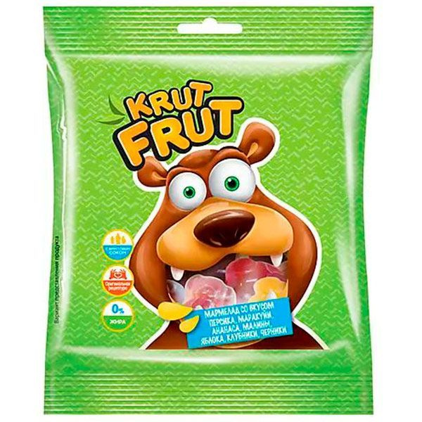 KrutFrut, мармелад жевательный в форме озорных мишек, 30 г - купить с доставкой по выгодным ...