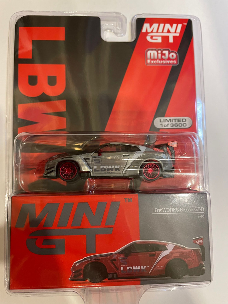 Модель коллекционная Mini GT LB WORKS Nissan GT-R R35 Chase Version ...