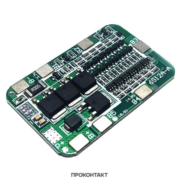 Плата защиты батареи Bms Pcm для Li Ion 6s 12a купить с доставкой по