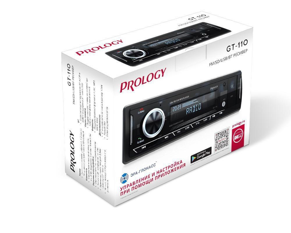 Автомагнитола PROLOGY GT-110 (4x55Вт FM, SD, USB, AUX, Bluetooth) купить на OZON по низкой цене ...