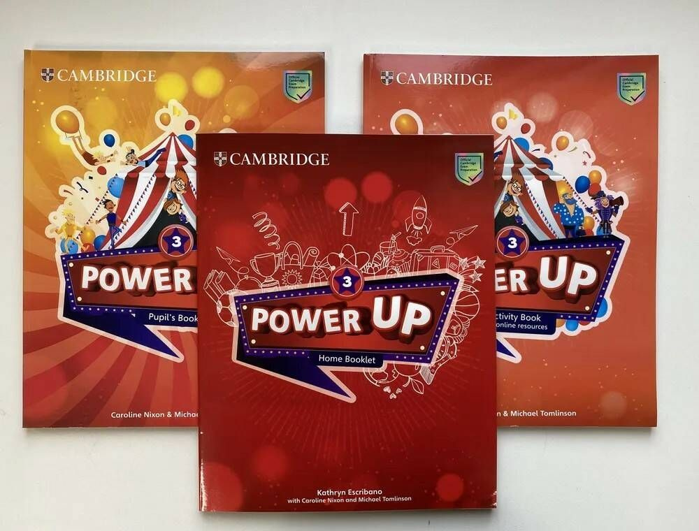 Power Up 3. Level 3. Pupil's Book (with DVD)+Activity Book+Home Booklet ...