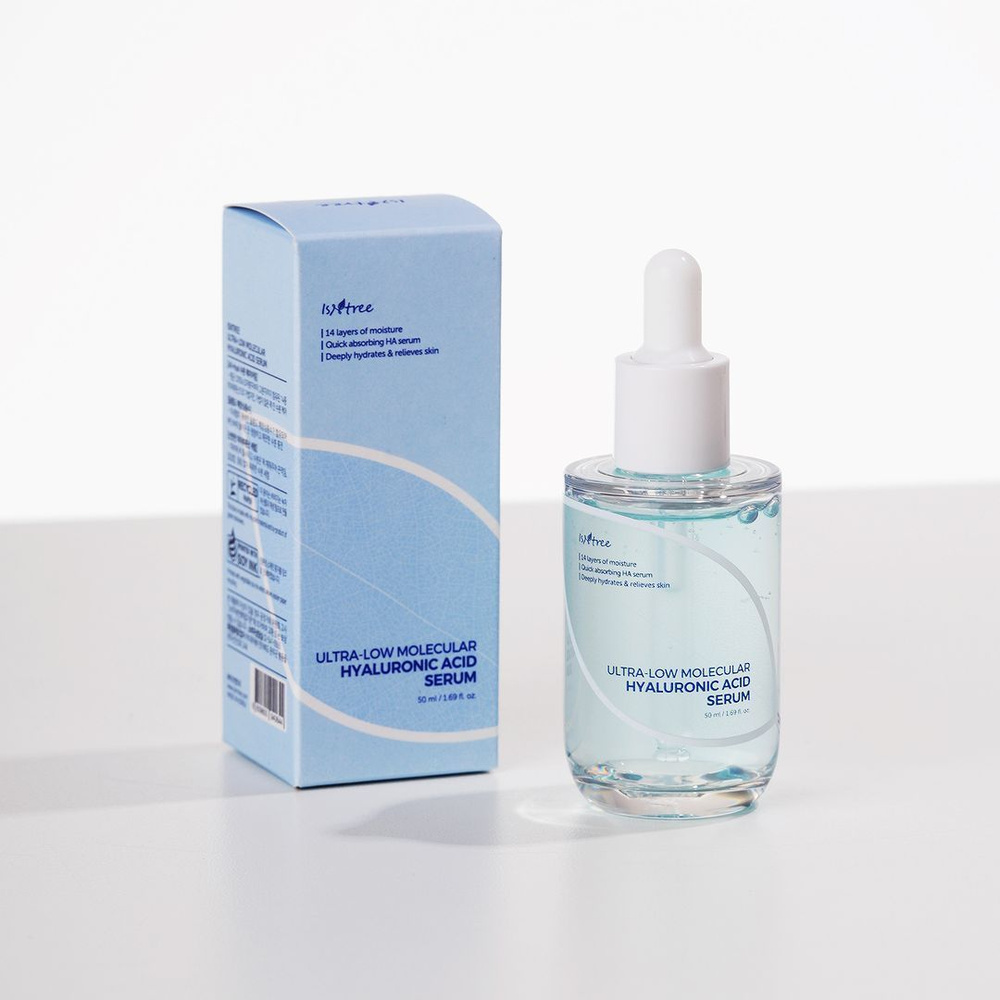 Isntree Увлажняющая сыворотка Ultra-Low Molecular Hyaluronic Acid Serum ...