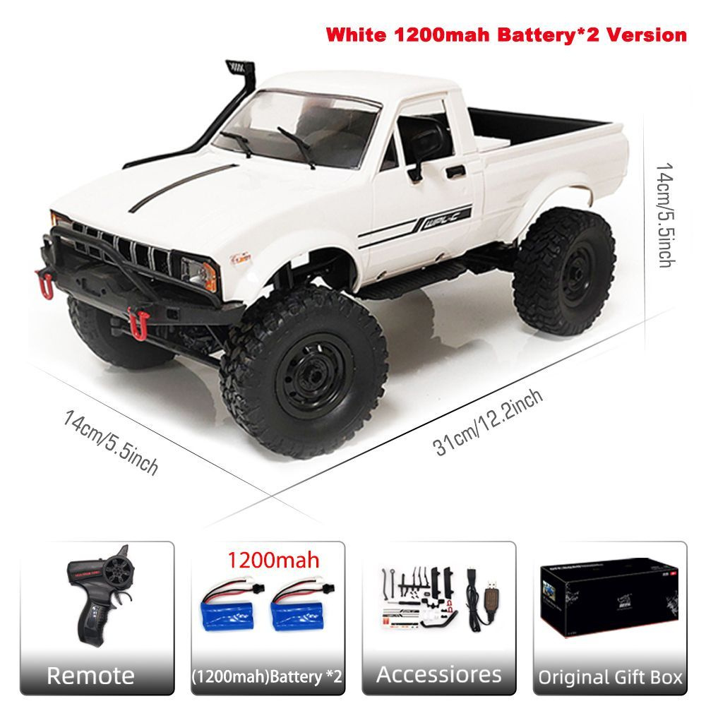 WPL C24-1 полномасштабный RC автомобиль 1:16 2.4G 4WD Rock Crawler ...