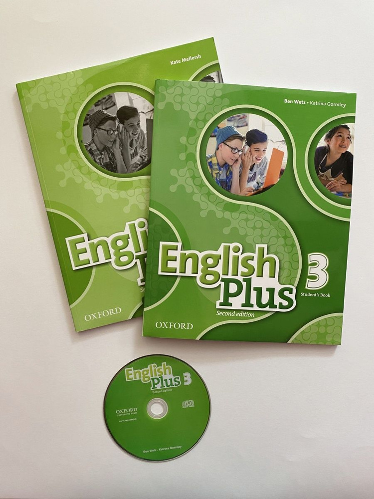 English Plus 3 Second edition, Student Book + Workbook +CD ( учебник ...