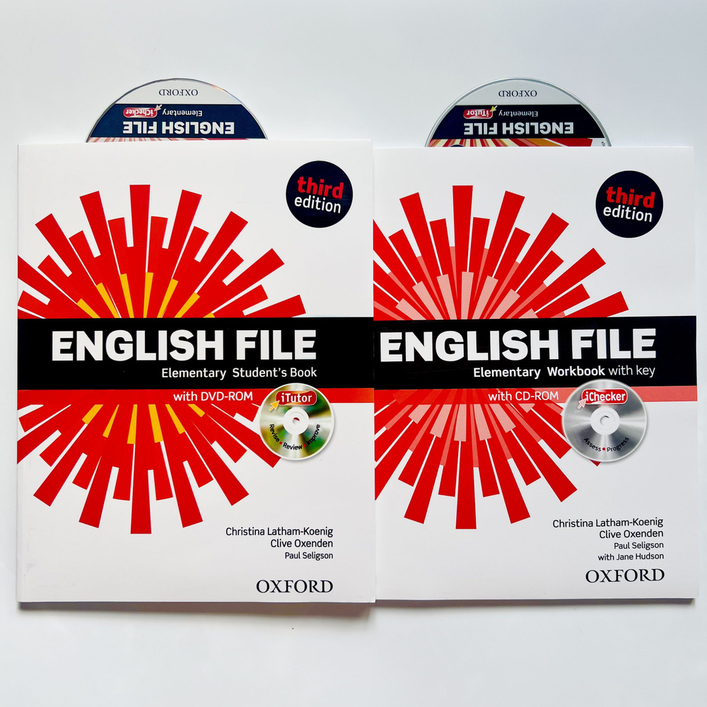 English File elementary 3rd edition ПОЛНЫЙ КОМПЛЕКТ: Учебник+Тетрадь+CD ...