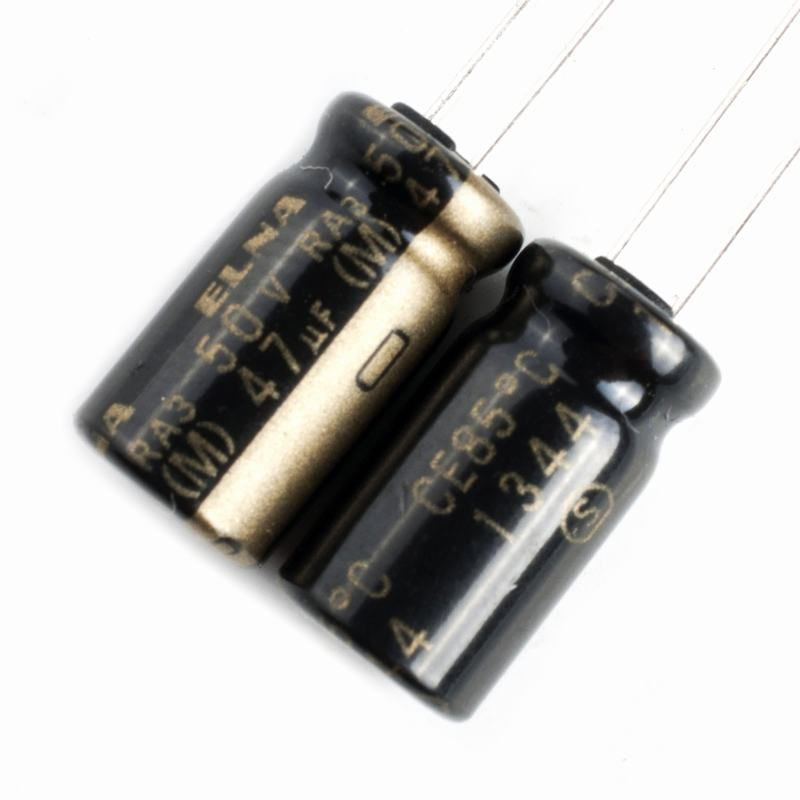 2 шт., ELNA RA3 Аудио HIFI Конденсатор электролитический 50В-47мкФ ...