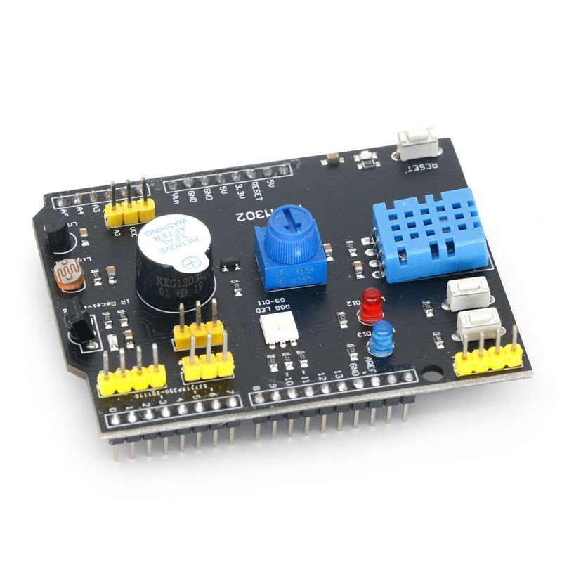 Многофункциональная плата расширения Dht11 Lm35 Arduino Uno R3 модуль 9 в 1 купить с доставкой