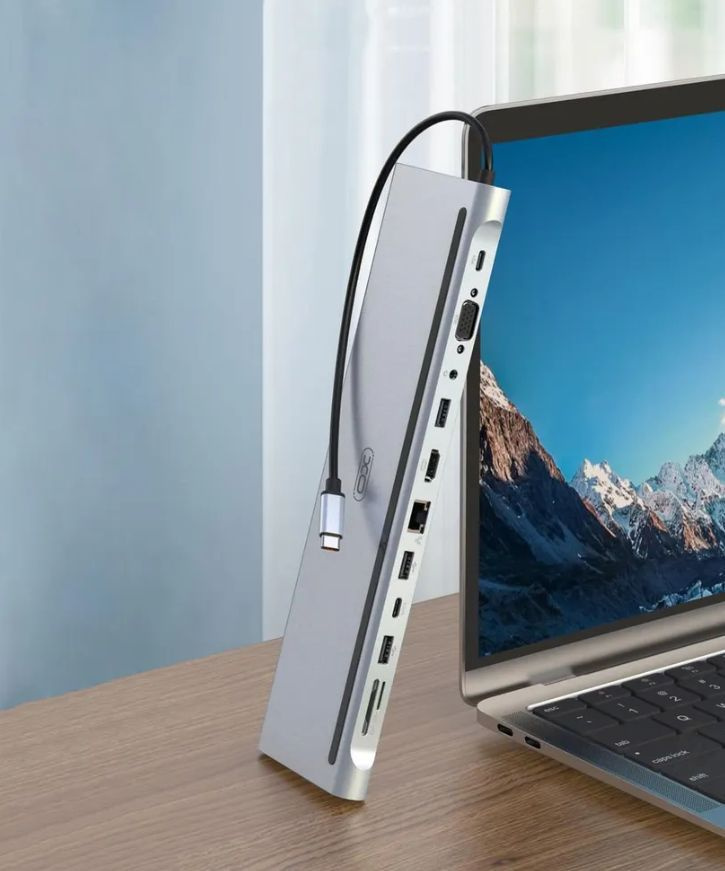 Разветвитель XO 12-in-1 Multifunctional Docking Station (XO-HUB010 ...