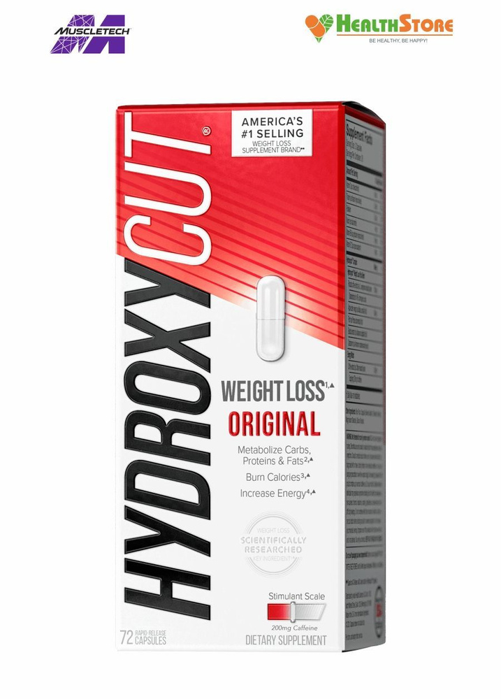 Muscletech Hydroxycut Original 72 капсулы похудение жиросжигатель ...