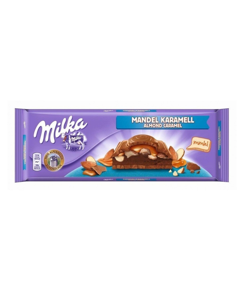 Шоколад Milka Almond Caramel 300гр - купить с доставкой по выгодным ...