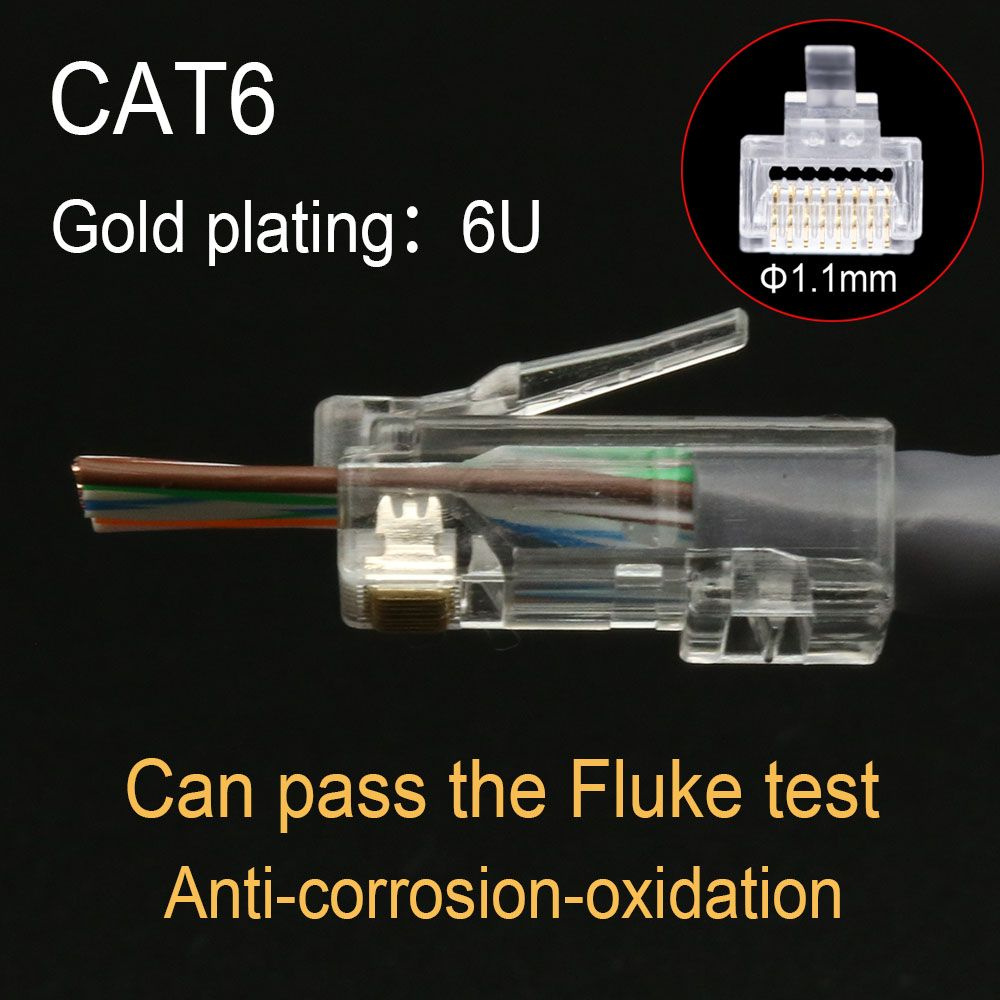 Универсальный сетевой адаптер разъем xintylink rj45 cat6 50u/6u ...