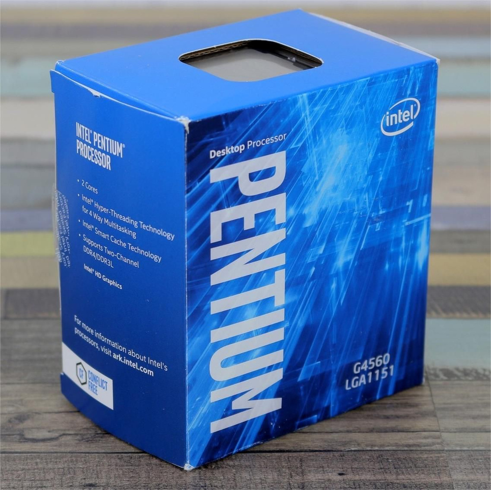 Процессор Intel Pentium, BOX (с кулером), 2 яд., 3.5 ГГц купить по низкой цене с доставкой в ...