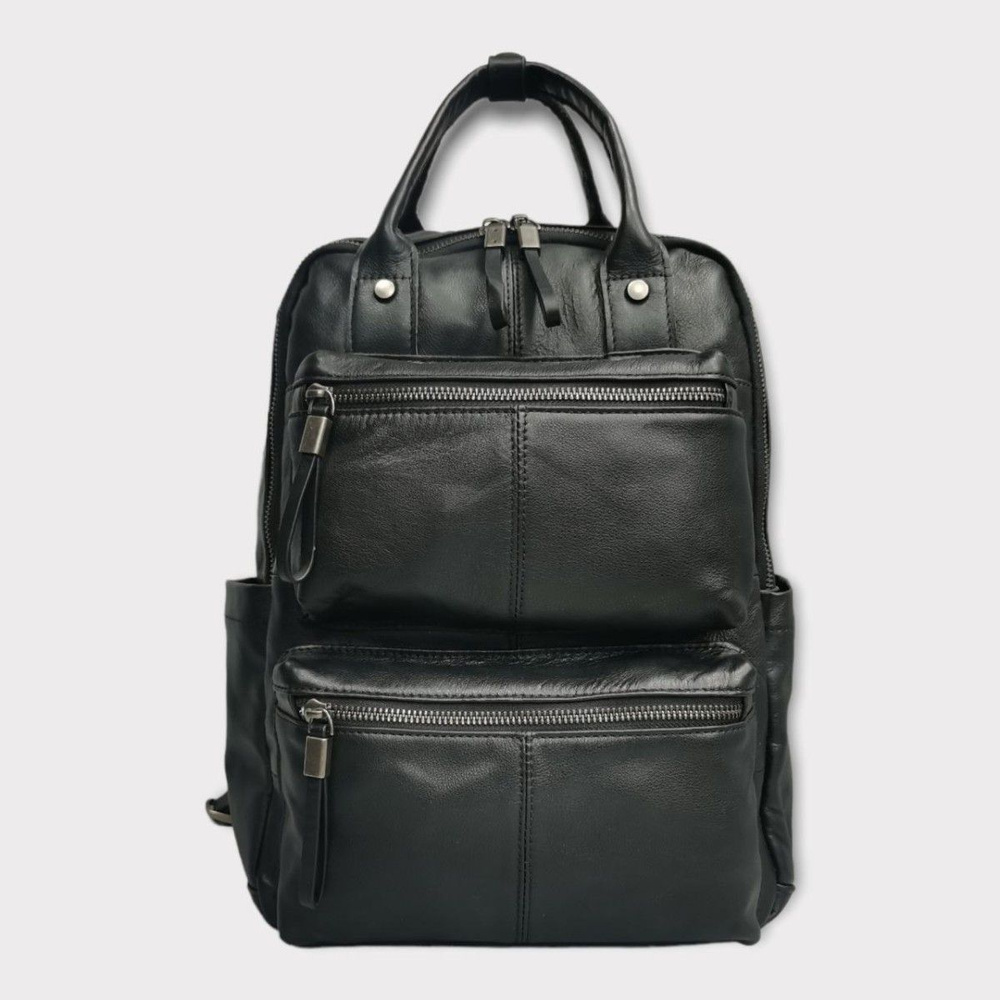 Рюкзак мужской, рюкзак женский, городской, черный, большой PouchMan ...