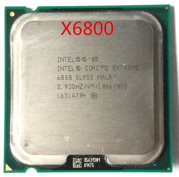 Процессор Intel x6800 Core 2 Duo, OEM (без кулера), 2 яд., 2,93 ГГц купить по низкой цене с ...