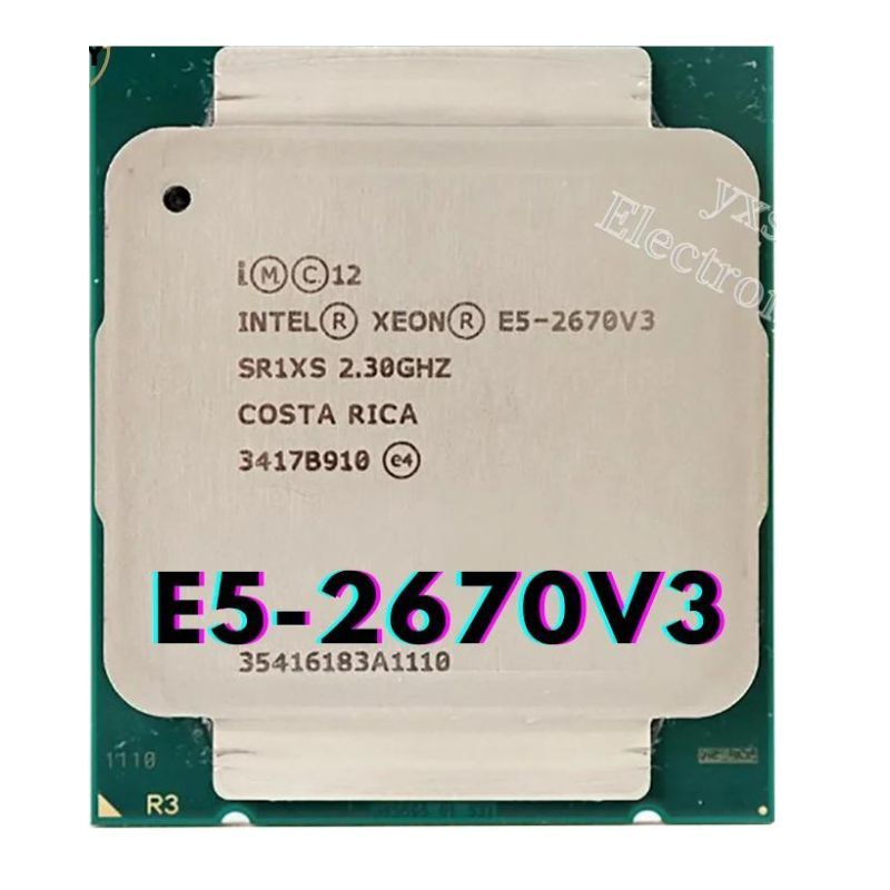Процессор Intel E5-2670V3 Xeon, OEM (без кулера), 12 яд., 2.3 ГГц ...