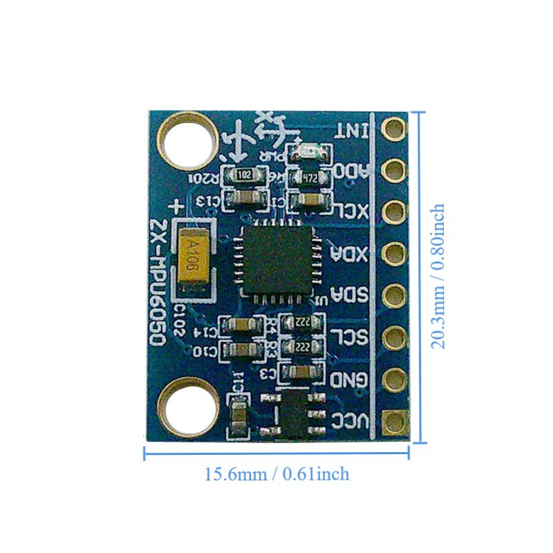 Модуль 3Х осевого гироскопа и акселерометра GY-521 Arduino MPU-6050 ...