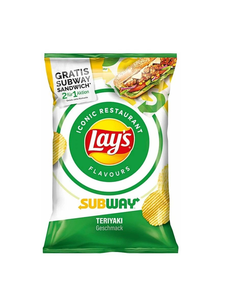 Чипсы Lay'sSubway Teriyaki / Терияки, 150 гр - купить с доставкой по ...