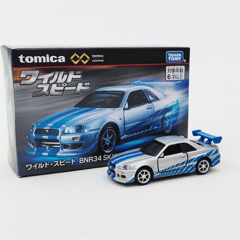 Машинка Dream TOMICA tomy 1:64 Fast and Furious NISSAN BNR34 SKYLINE GT-R UNP08 - купить с ...
