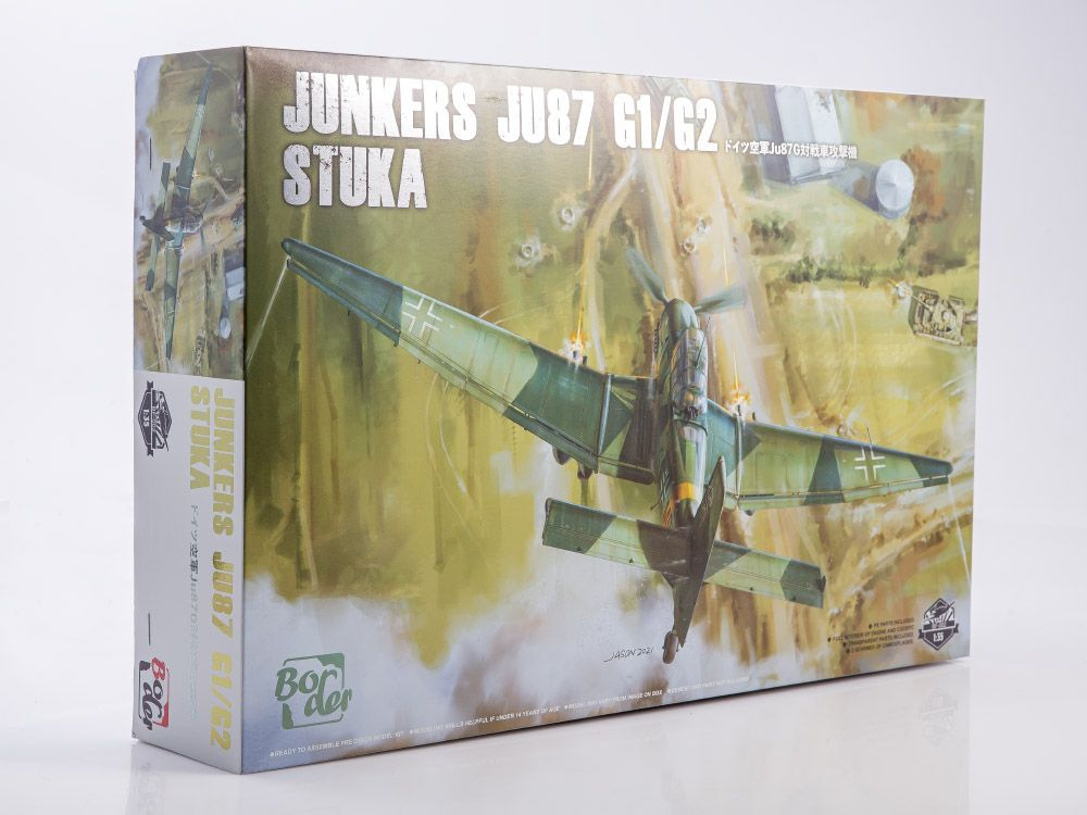 Сборная модель самолета Border Model Junkers Ju87 G1/G2 Stuka, масштаб ...