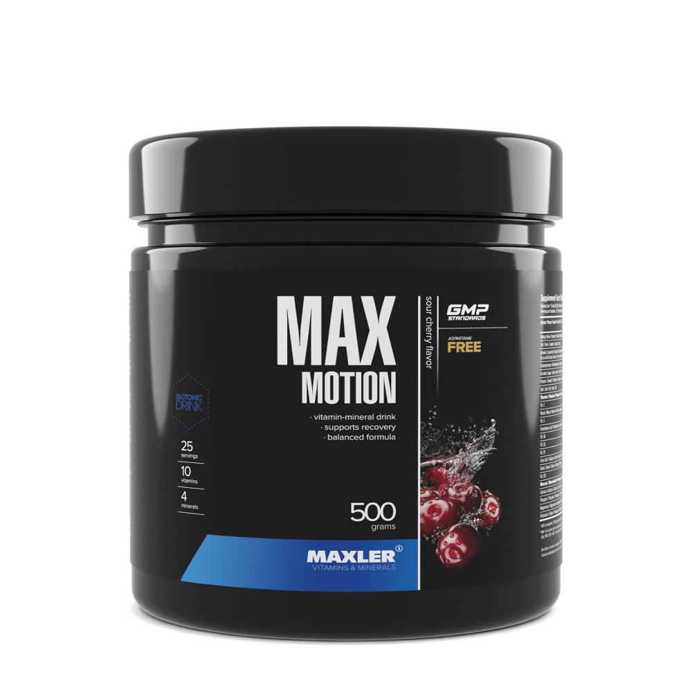Изотоник спортивный Maxler Max Motion 500г Вишня - купить с доставкой по выгодным ценам в ...