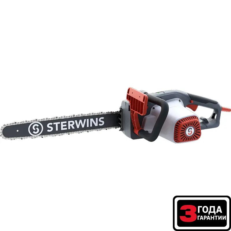 Пила садовая Sterwins Электропила 2400 Вт шина 45 см Для дерева ...