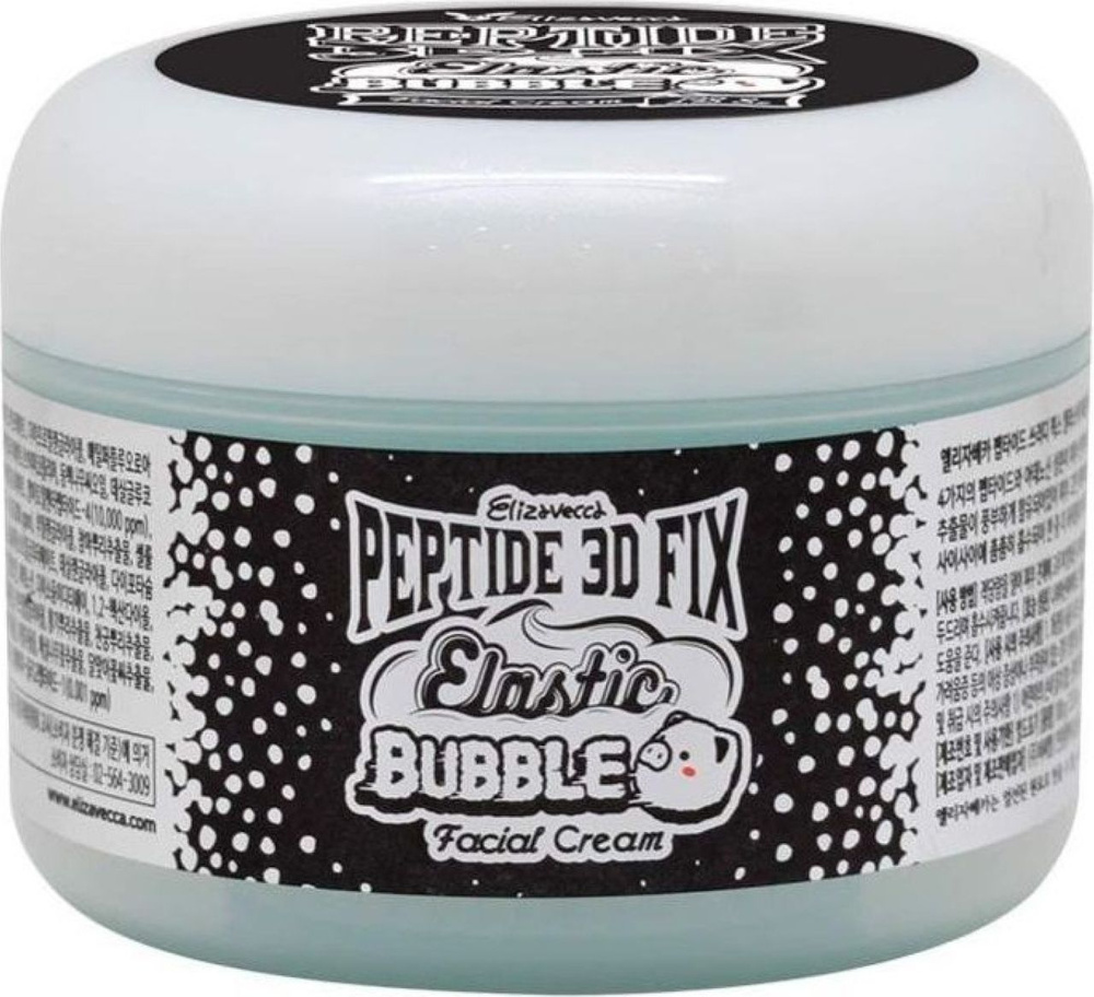 Elizavecca / Елизавекка Peptide 3D Fix Elastic Bubble Facial Cream Крем ...