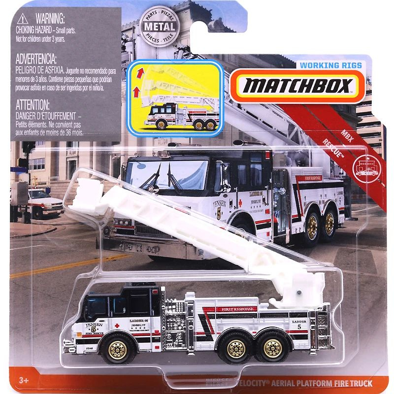 Машинка Mattel Matchbox-Рабочие установки N3242:PIERCE VELOCITY AERIAL ...