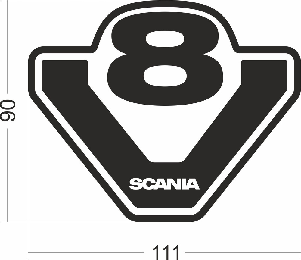 Наклейки SCANIA V8 купить c доставкой на OZON по низкой цене (1369003227)