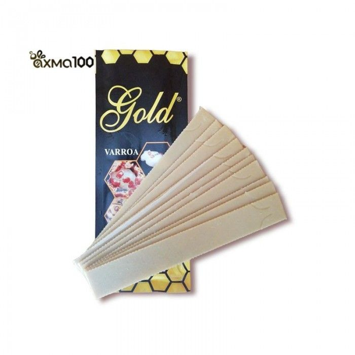 Голд Варроа Gold Varroa полоски 30% тимол + эфирные масла 3 шт ...